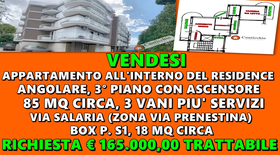 Vendesi Appartamento con Box. – Conticchio immobiliare